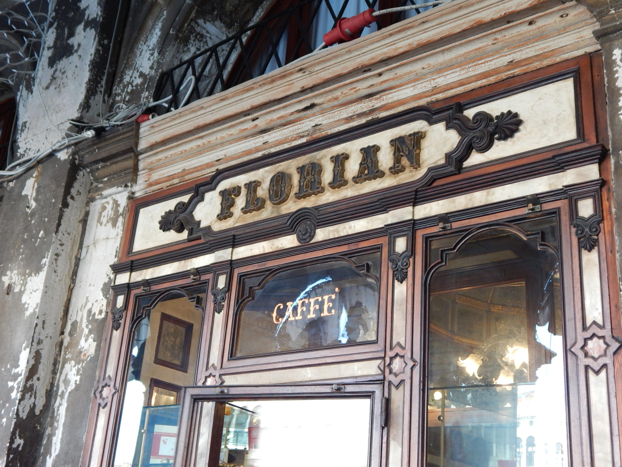 El Caffè Florian de Venecia, abierto desde 1720